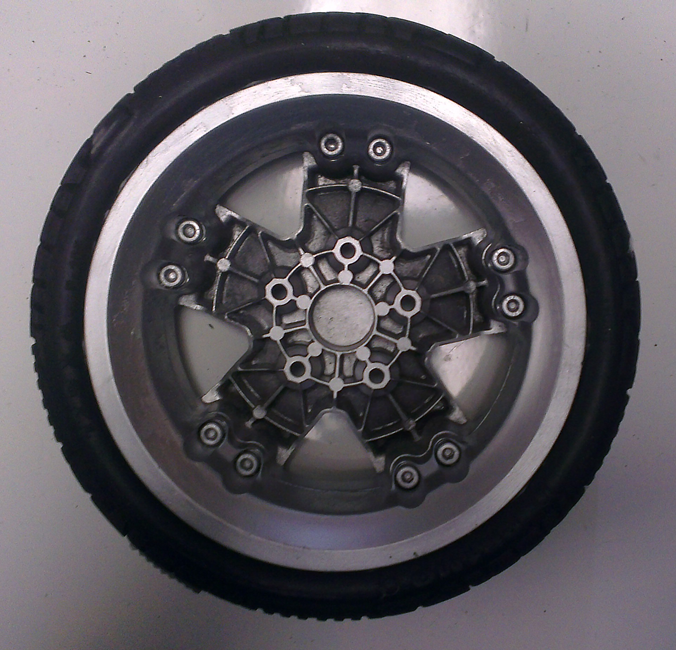 Used 12-9x4 Solid Wheel & Tyre For A Mobility Scooter X870 Wheelie Good ...